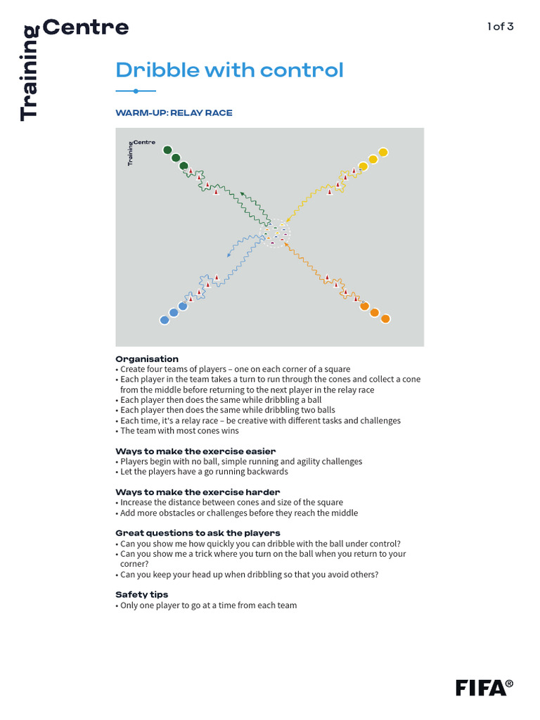 FIFA Session Plan Grassroots 092 | PDF | Team Sports | Sports Rules And ...