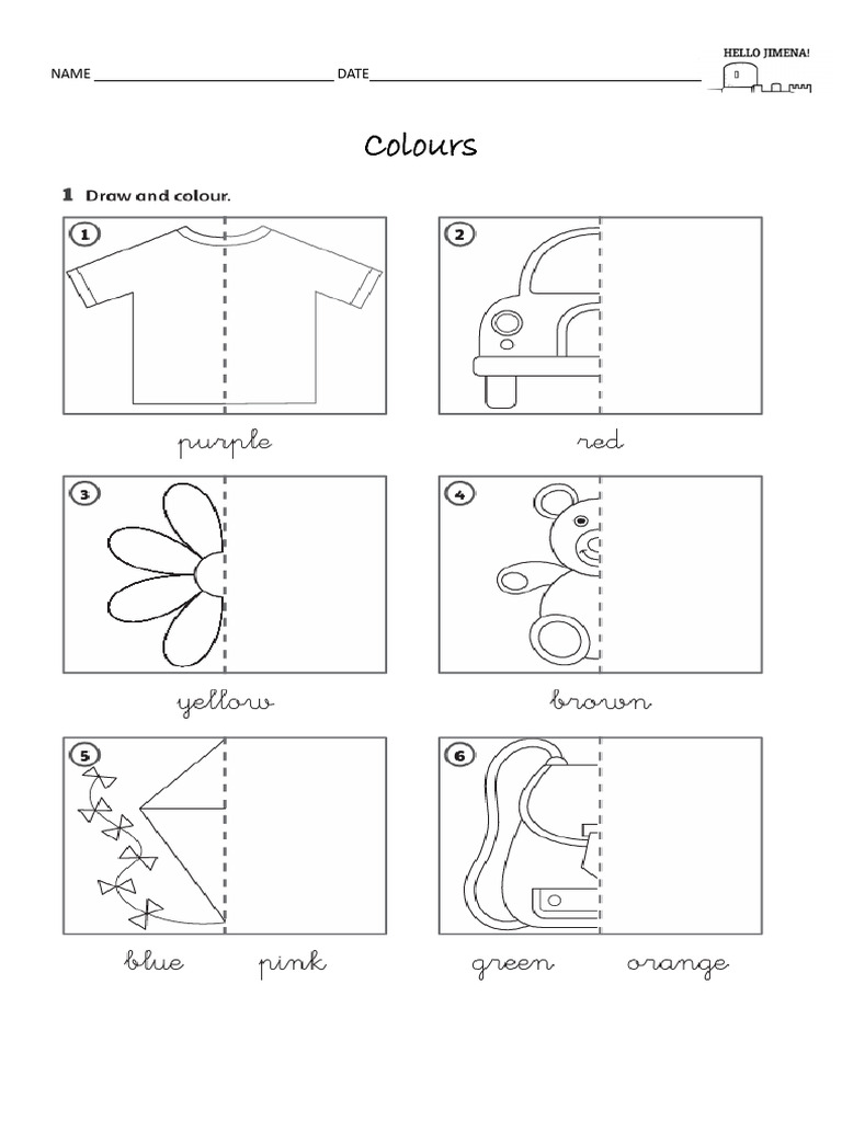 Primary 1 Colours Lesson 3 | PDF