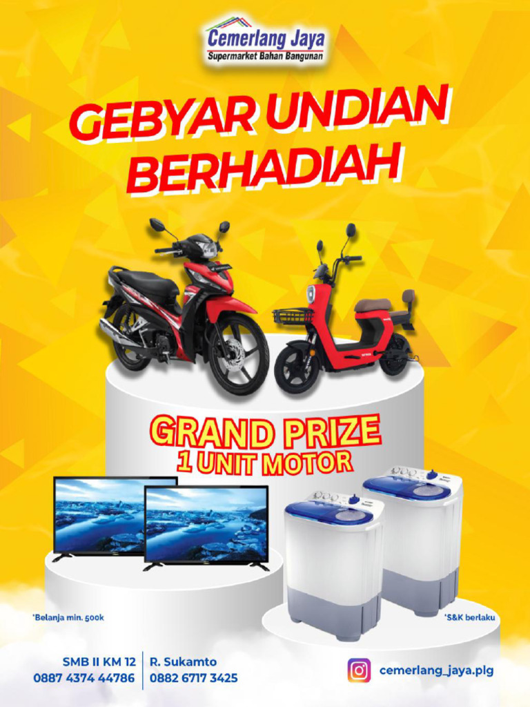 Sticker Undian 40 x 50 Cm = 2 Lmbr | PDF