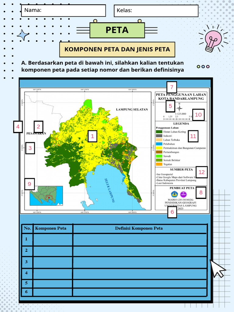Komponen dan Jenis Peta Terlengkap | PDF