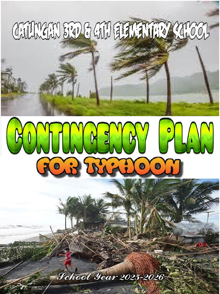 Typhoon 2026 Contingency Plan | PDF | Natural Disasters | Hazards