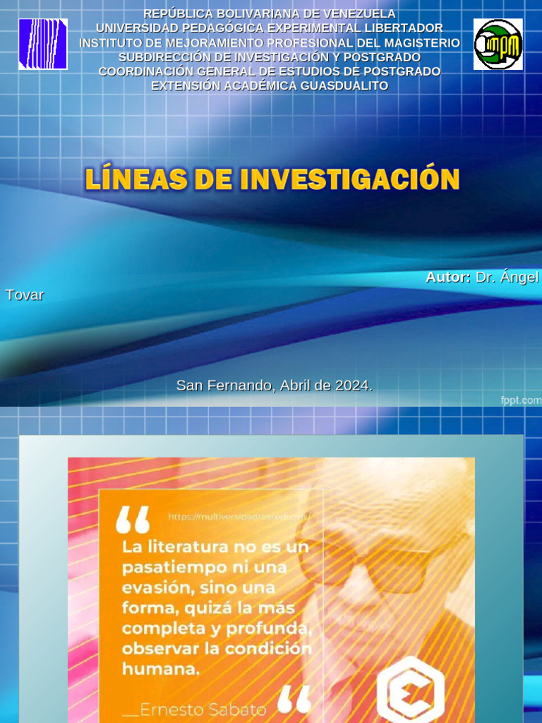 Presentación Ángel Tovar Abril 2024 | PDF | Enseñando | Aprendizaje