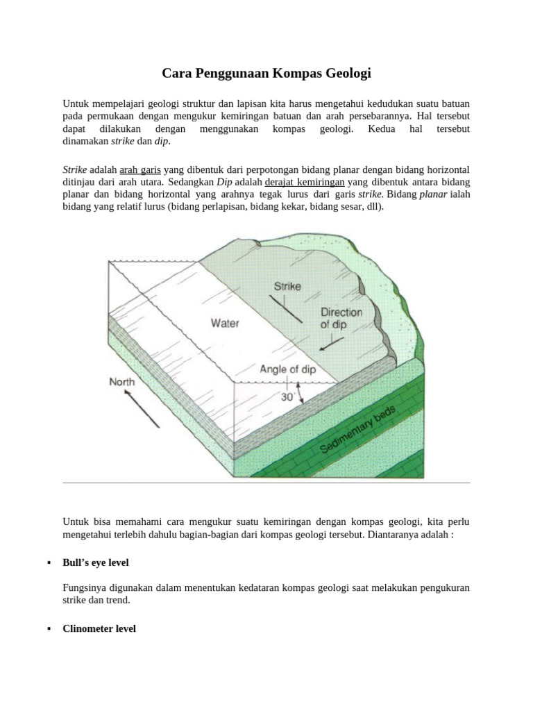 Panduan Lengkap Penggunaan Kompas Geologi | PDF