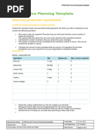 Mise en Place List Template Guide | PDF | Cooking | Cuisine
