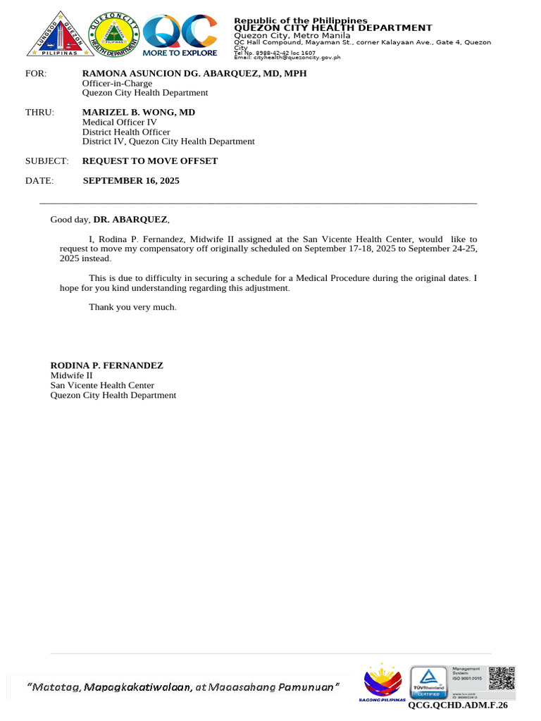 Request Letter | PDF