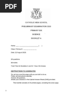 PSLE SCIENCE Answer (2016-2018) - OE | PDF