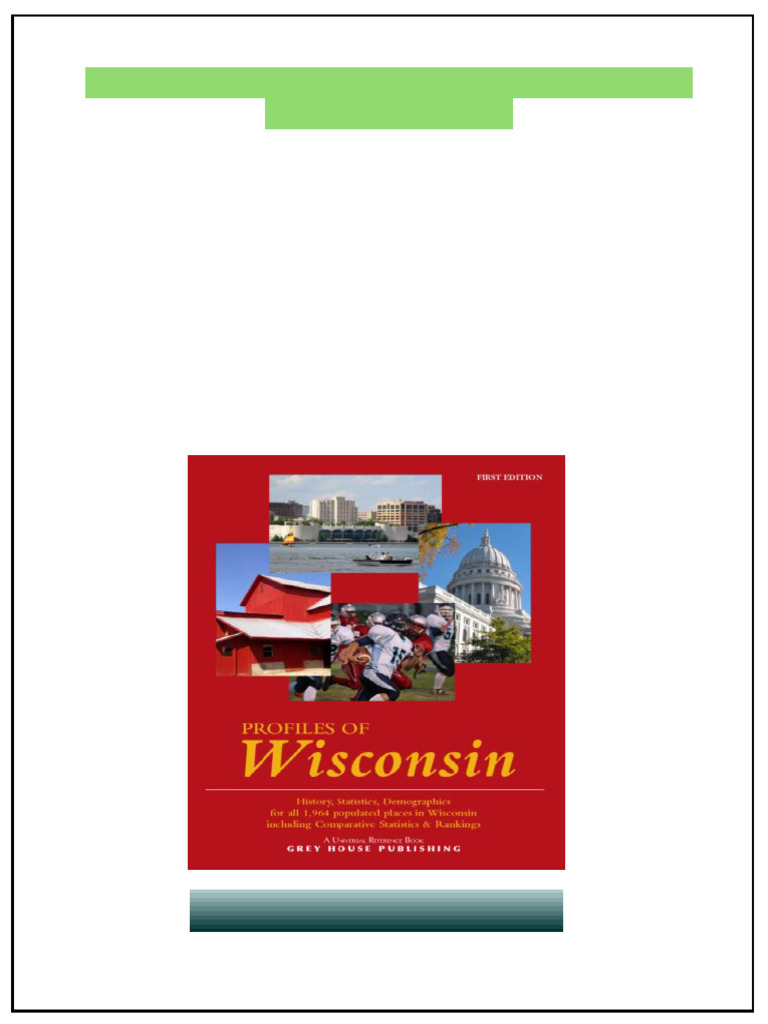 Profiles of Wisconsin 1st Edition David Garoogian Full Access | PDF ...