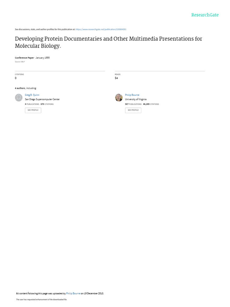 Protein Documentaries in Molecular Biology | PDF | Adobe Flash | Multimedia