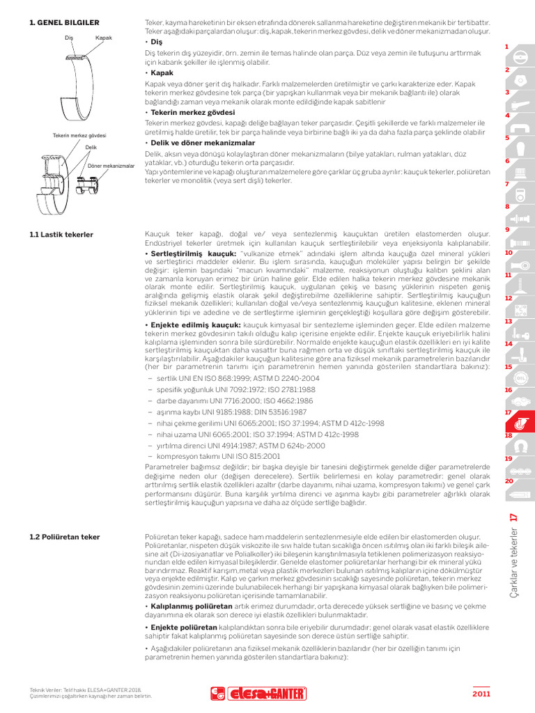 Castors and Wheels TD TR | PDF