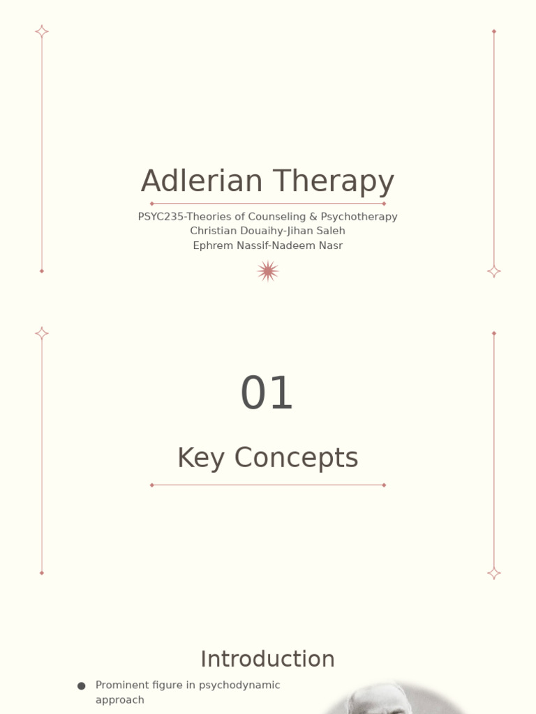 Understanding Adlerian Therapy Techniques | PDF | Psychotherapy ...
