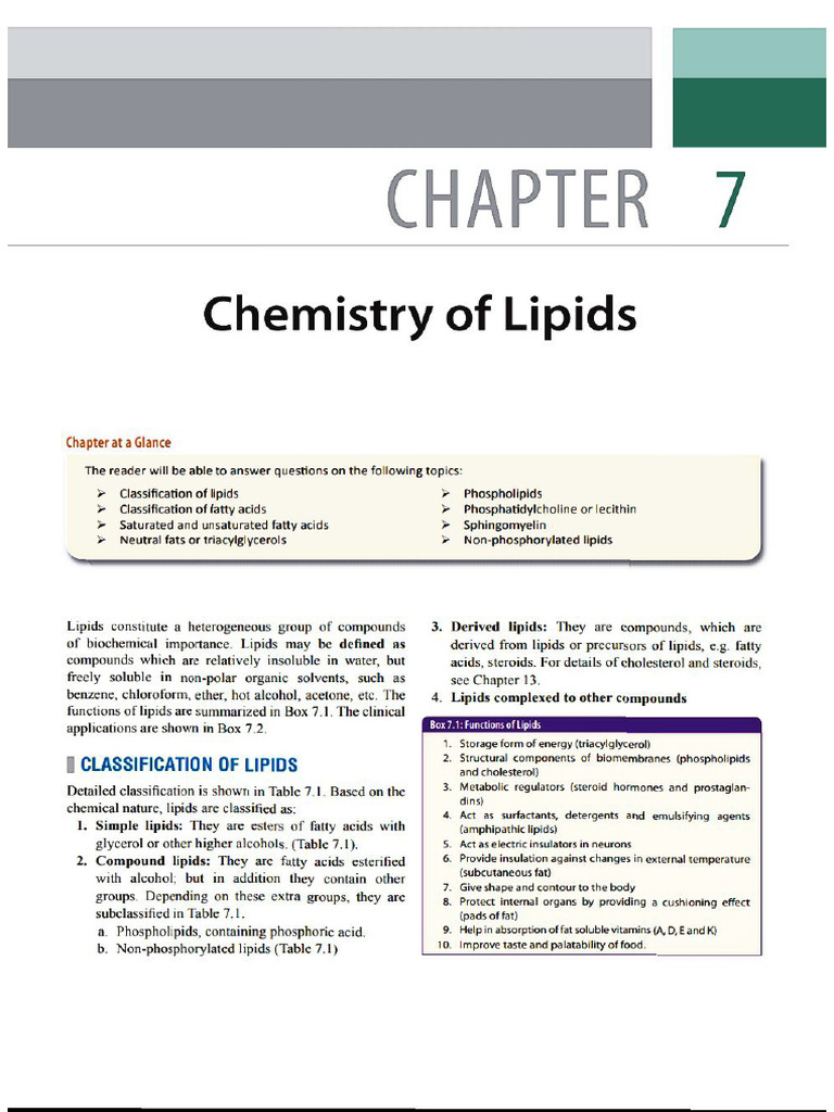 Lipids | PDF