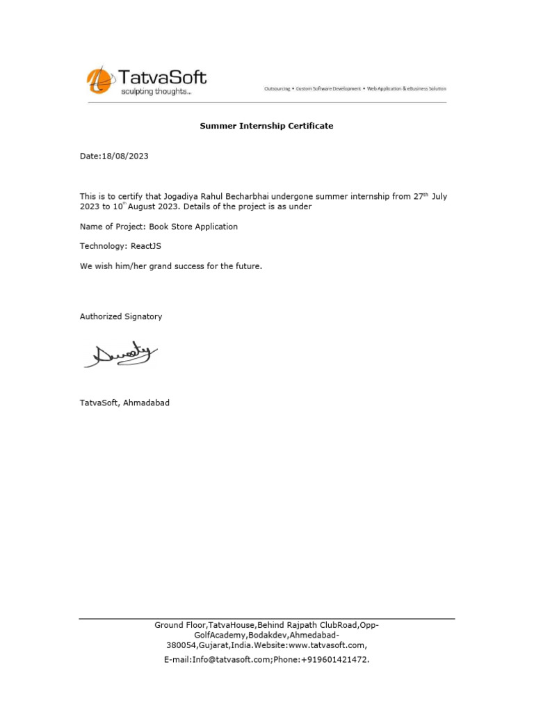 GEC Bhavnagar All Certificates 112 | PDF