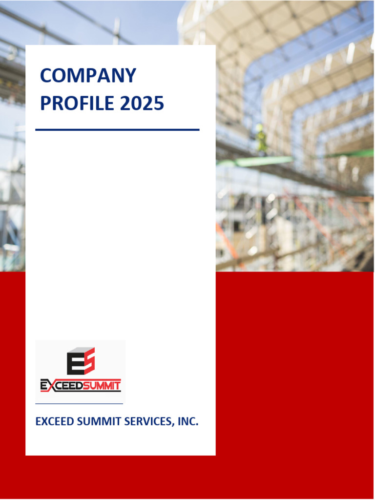 Exceed Summit Services Company Profile | PDF | Human Resources | Business
