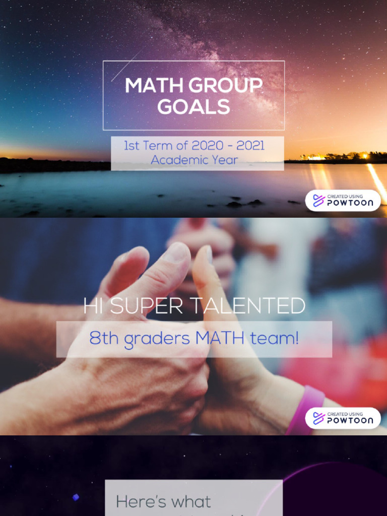 Math Group Goals | PDF