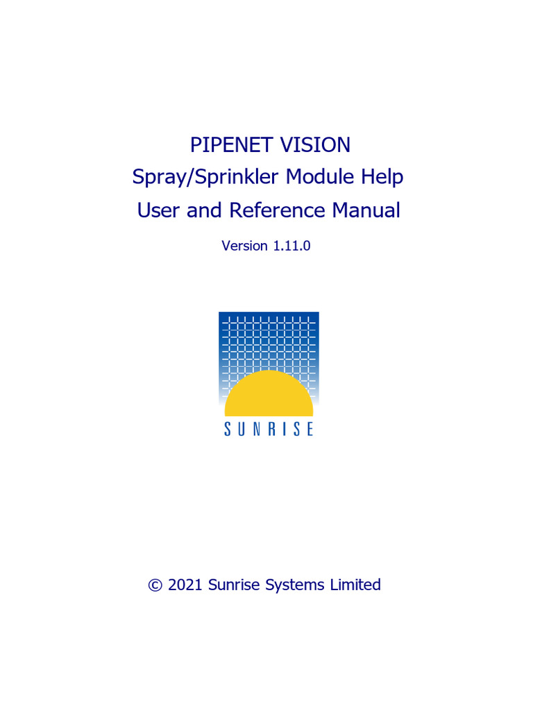 Spray A4 | PDF | Menu (Computing) | Fire Sprinkler System