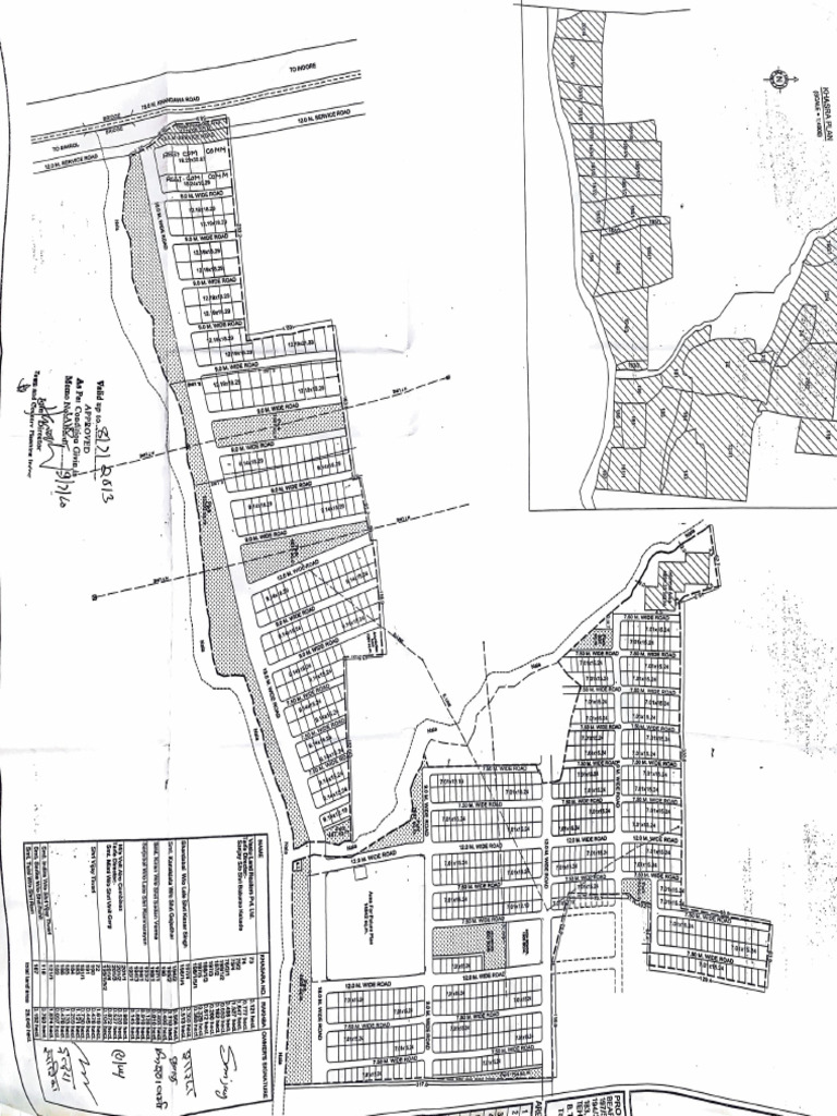 Khasra Plan for Residential Colony Layout | PDF