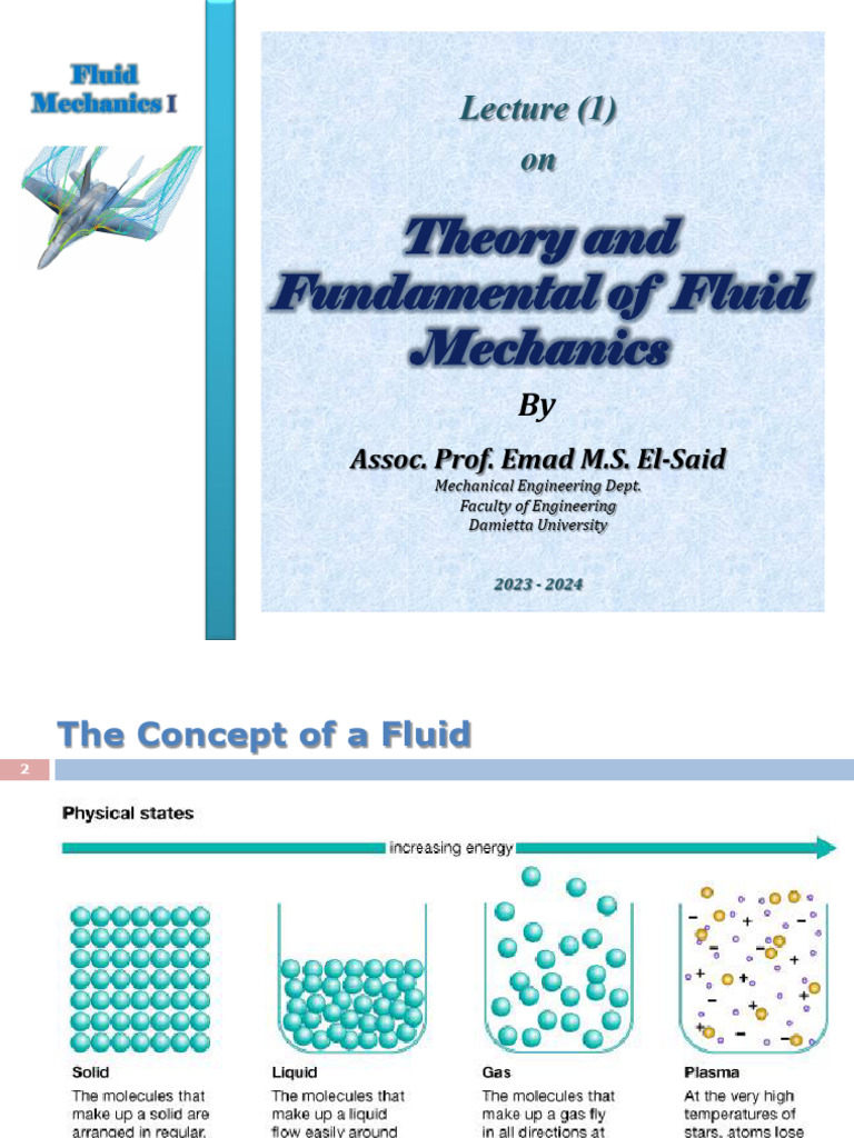 1-Theory and Fundamental of Fluid Mechanics | PDF | Viscosity | Wetting