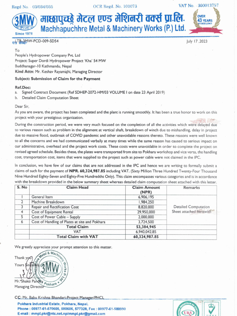 LTR 3MW PCD 009 SD54 | PDF