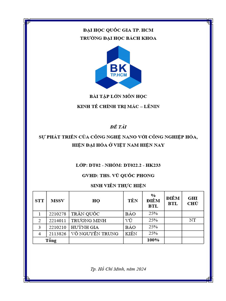 BTL KTCT | PDF