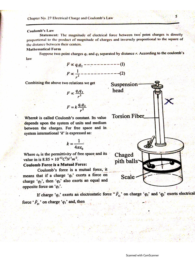 2.coulombs Law Week 1 Part B | PDF