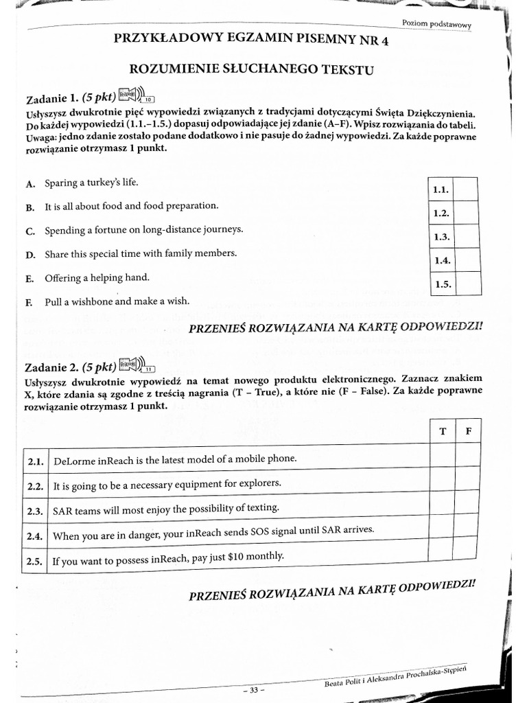 Poziom Podstawowy NR 4 | PDF