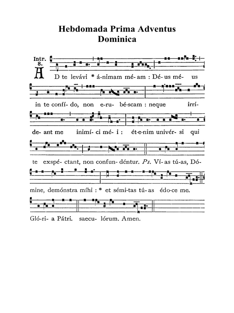 Hebdomada Prima Adventus | PDF