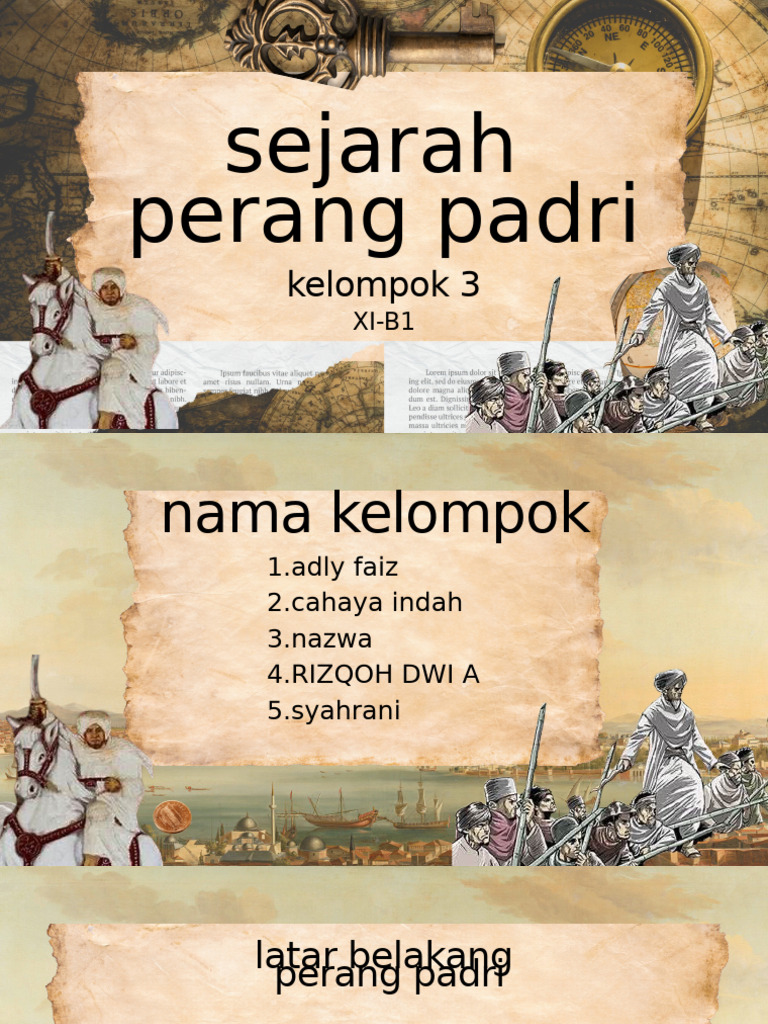 Sejarah Perang Padri Kelompok 3 | PDF