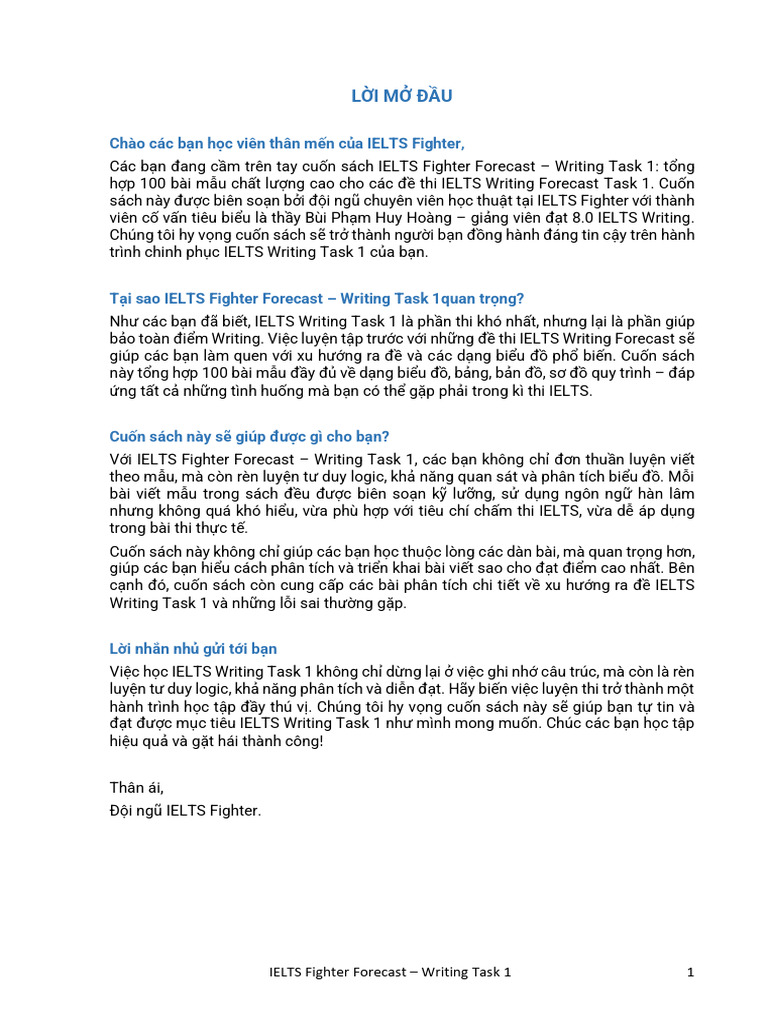 Writing Forecast - Task 1 | PDF