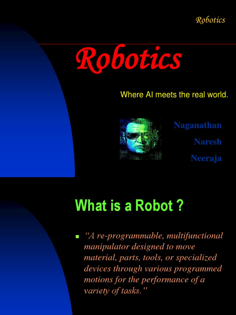 Robotics | Download Free PDF | Robot | Robotics