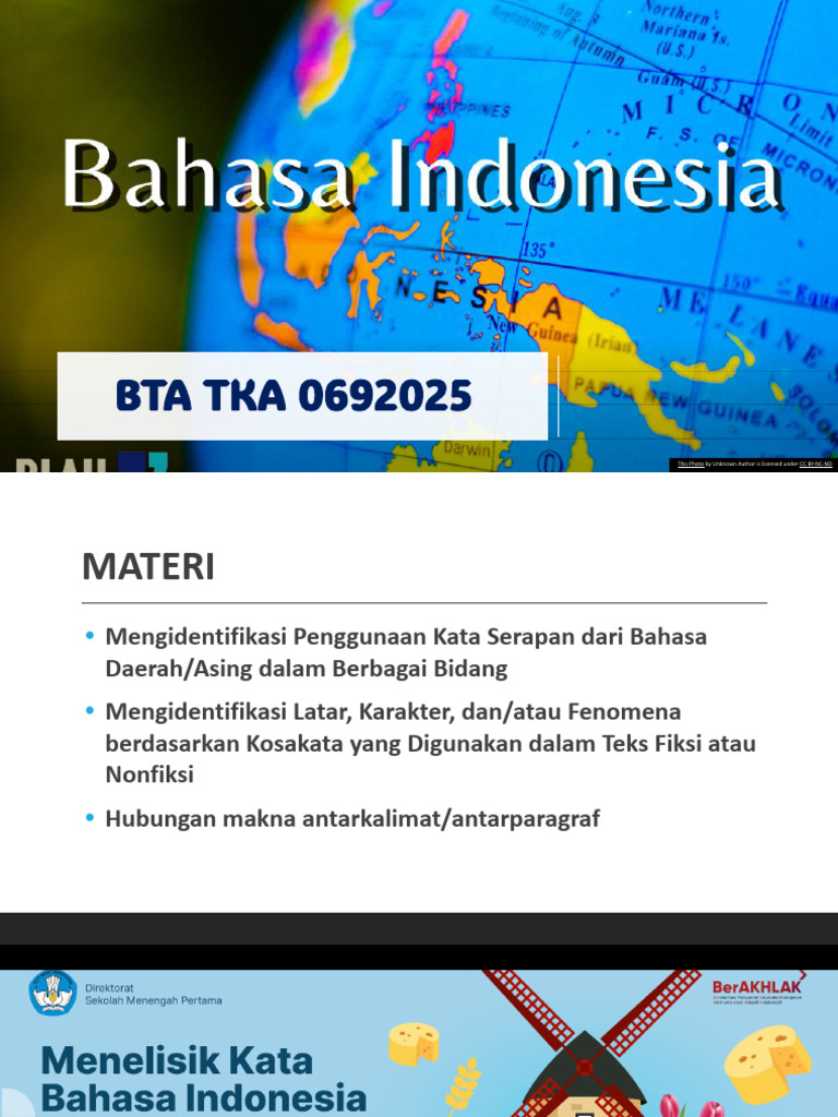 Materi BTA TKA 06092025 | PDF