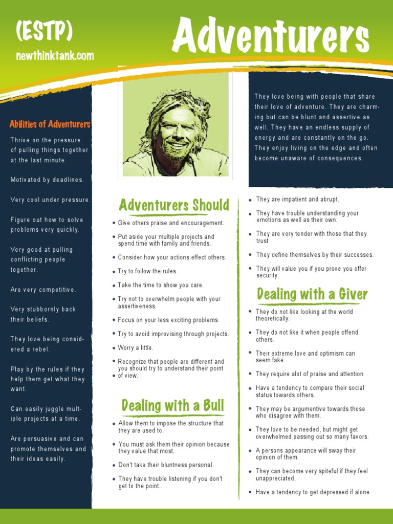 Adventurer Personality Test Report | Interpersonal Relationships ...
