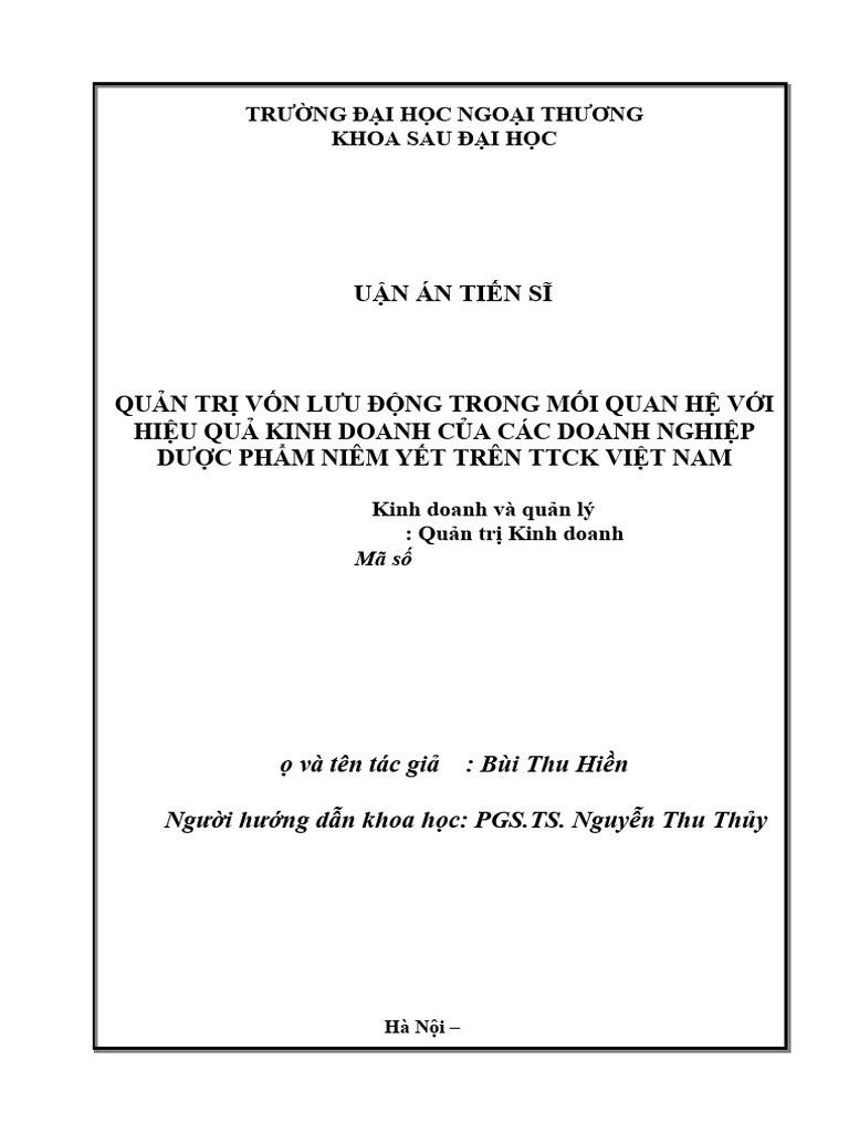 LATS Bui Thu Hien | PDF