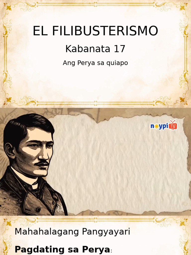 Kabanata 17 El Fili | PDF