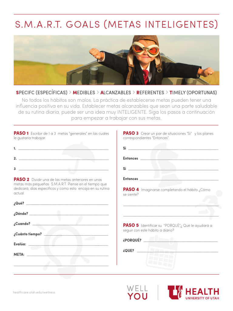 Smart Goals Spanish | PDF