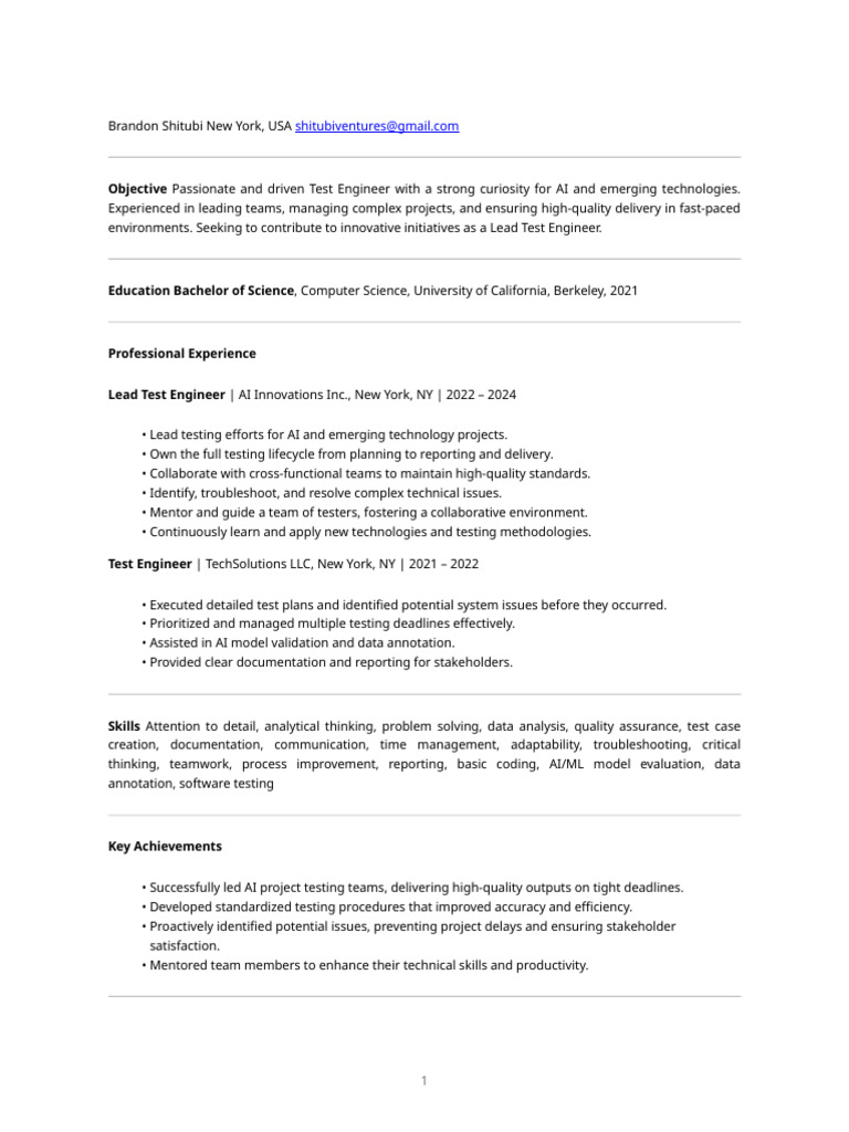 Brandon Resume | PDF