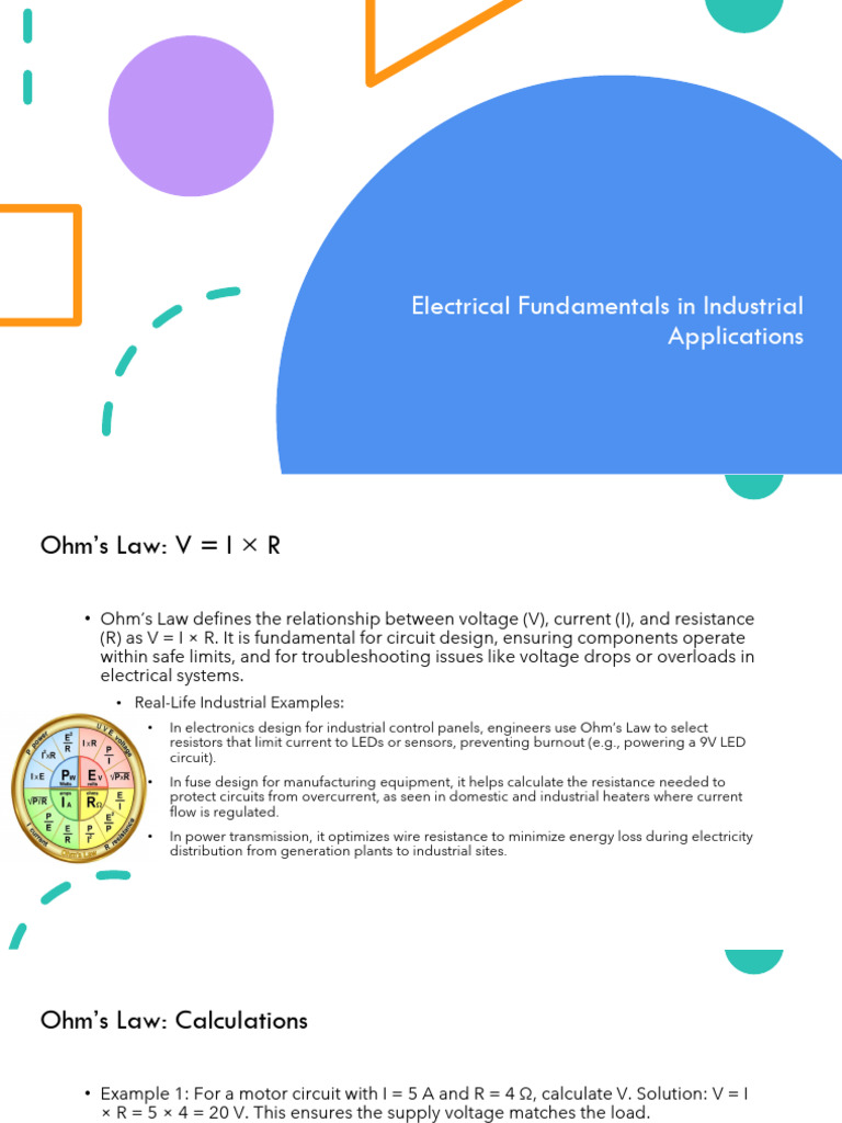 Industrial Electrical Fundamentals Guide | PDF | Alternating Current ...