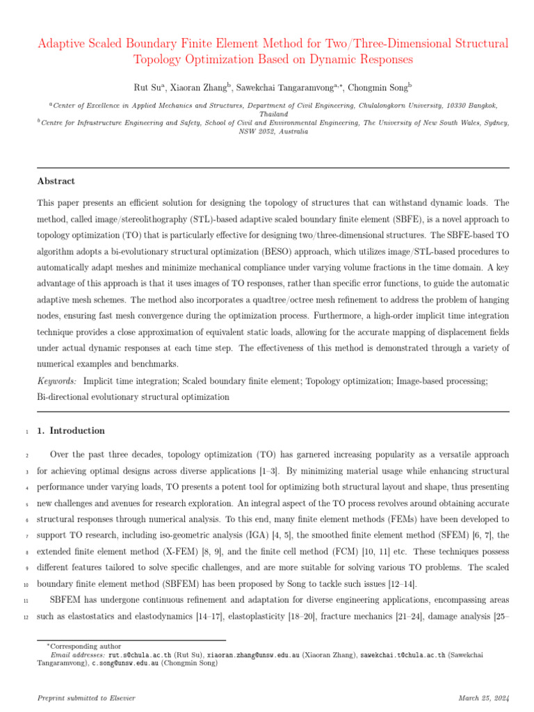 18 - Adaptive Scaled Boundary Finite Element Method For TwoThree ...