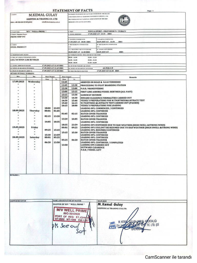 2 - Statement of Fact (1 Page) | PDF