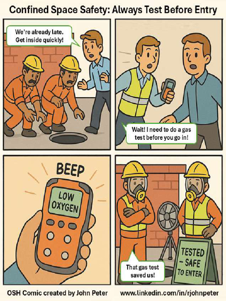 Safety Comics - Confined Space | PDF