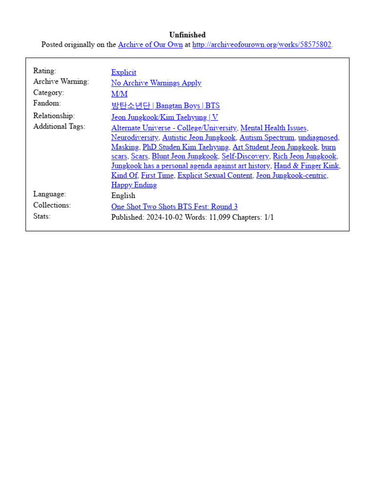 Unfinished | PDF | Autism | Disability