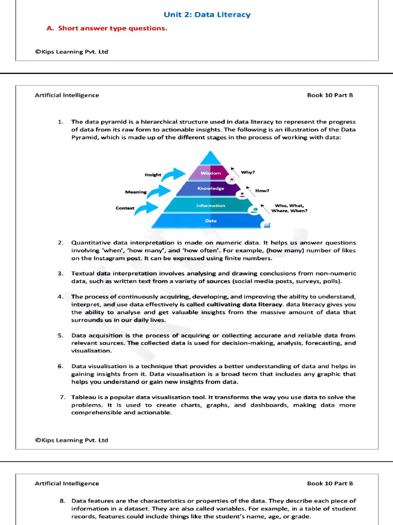 Understanding the Data Pyramid in AI | PDF | Data | Pie Chart