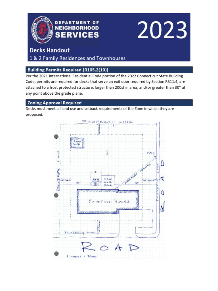 1and2family Decks CityOfNorwich 202303280926301306 | PDF | Stairs | Screw