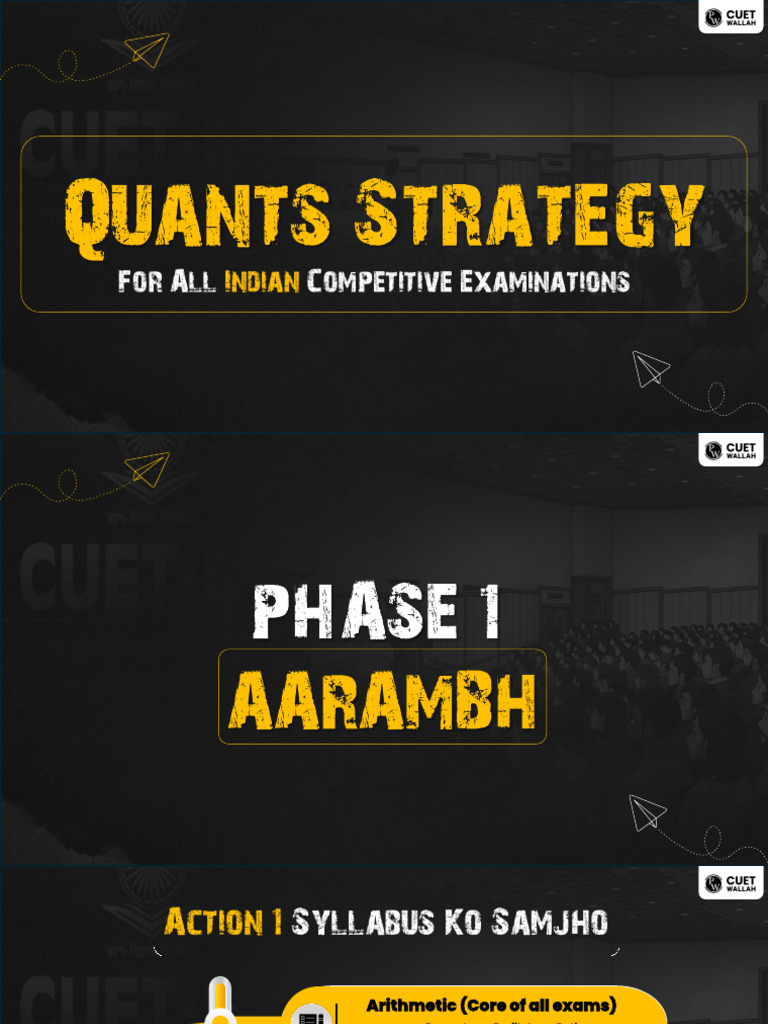 Quants Strategy For All Indian Competitive Examinations Final1 1 | PDF ...