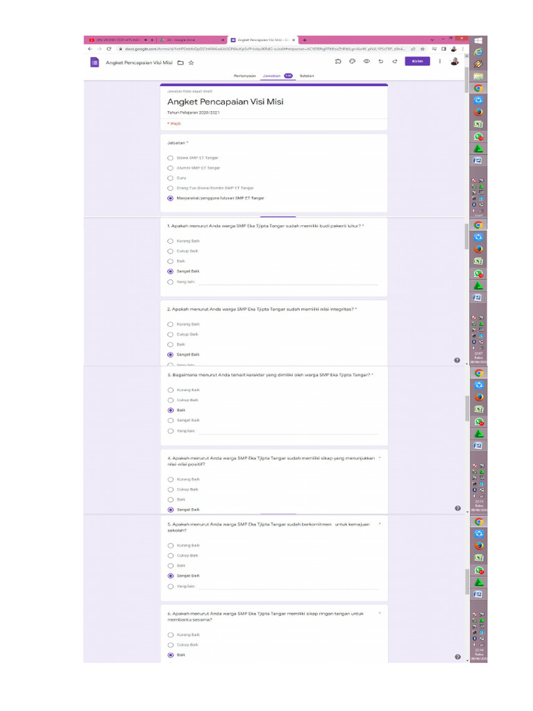 Screenshoot Pengisian Google Form | PDF