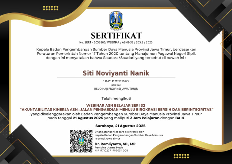 Sertif 21 Agus | PDF