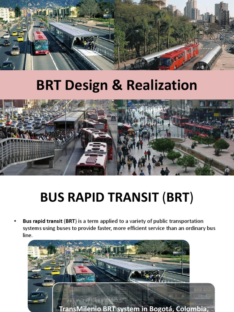 Bus Rapid Transit (BRT) Design | PDF | Public Transport | Cycling ...