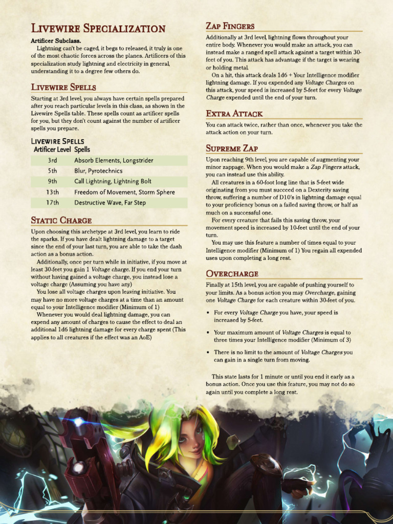 Livewire Specialization (Zeri) | PDF