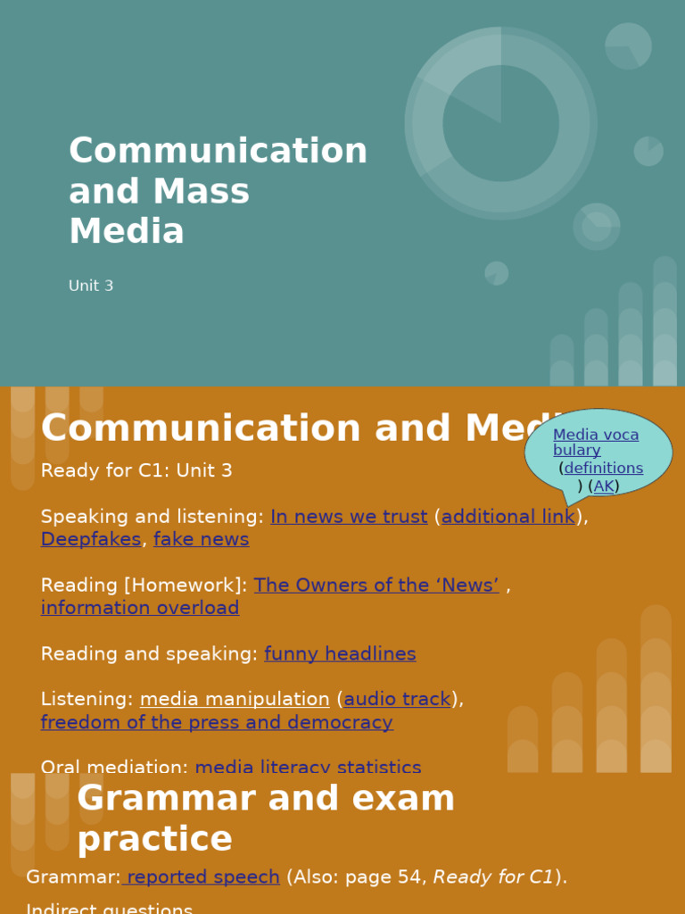 Media Literacy and Communication Skills | PDF
