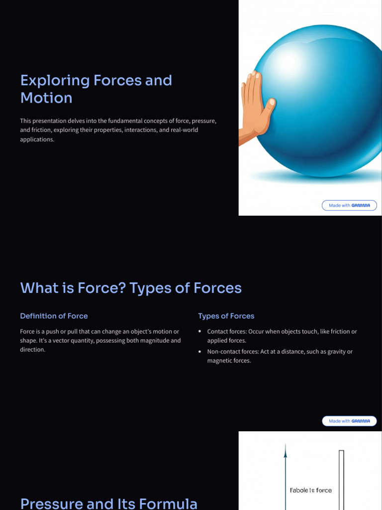 Exploring Forces and Motion | PDF | Force | Buoyancy