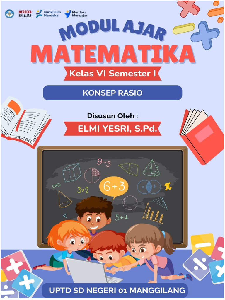 Modul Ajar Matematika Rasio Kelas VI | PDF